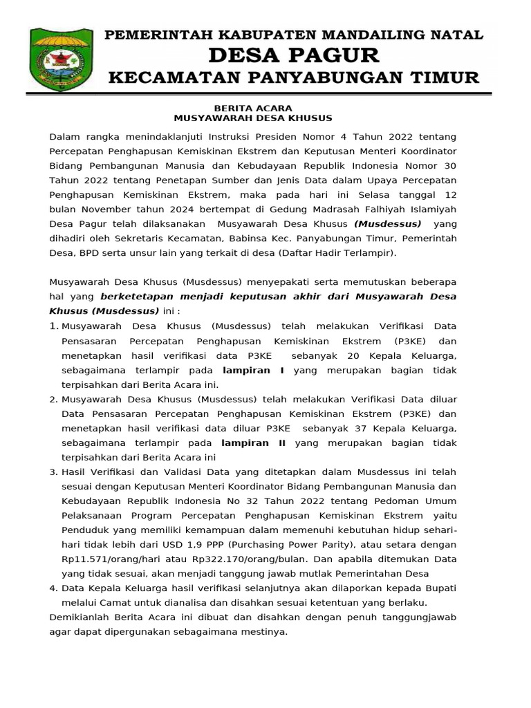 Format Ba Musdessus 2024 | PDF