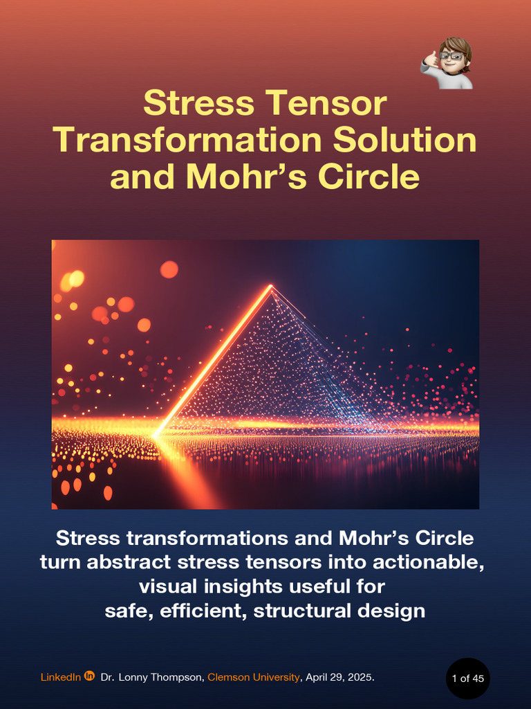 Stress Tensor Transformation & Mohr's Circle | PDF | Stress (Mechanics ...