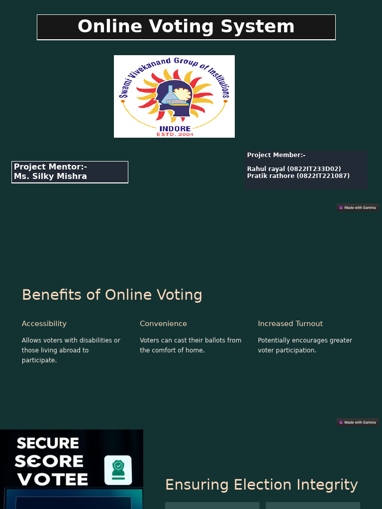 Online Voting System | PDF