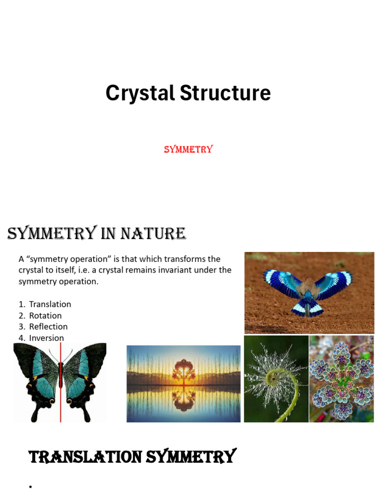 Crystallography | PDF | Crystal Structure | Group (Mathematics)
