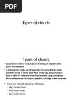 Types of Clouds Upsc Notes 12 | PDF | Cloud | Rain