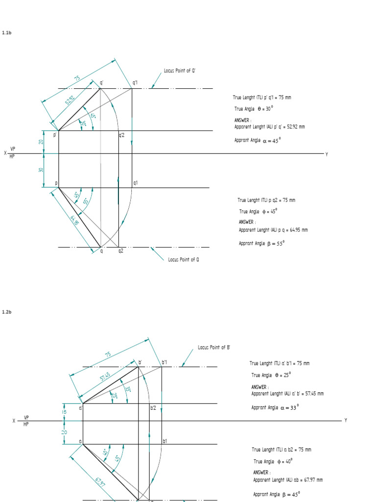 2. St Lines Soln | PDF | Angle | Orbital Inclination