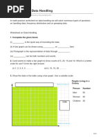 Class 4 Data Handling Worksheet | PDF