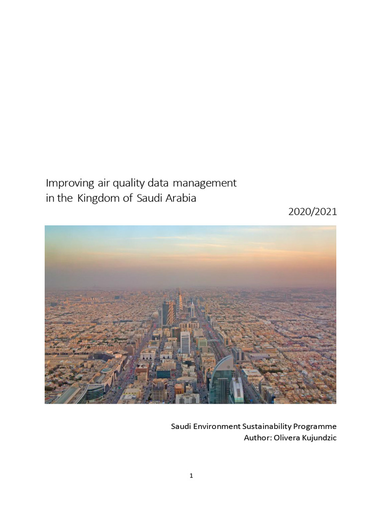 Improving Air Quality Data Management in The Kingdom of Saudi Arabia ...