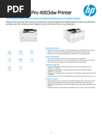 HP Color Laserjet Pro MFP 4303Dw Printer: Data Sheet | PDF | Image ...