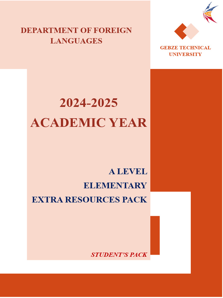 Elementary Extra Resources Student's Pack | PDF | English Language | Bedroom