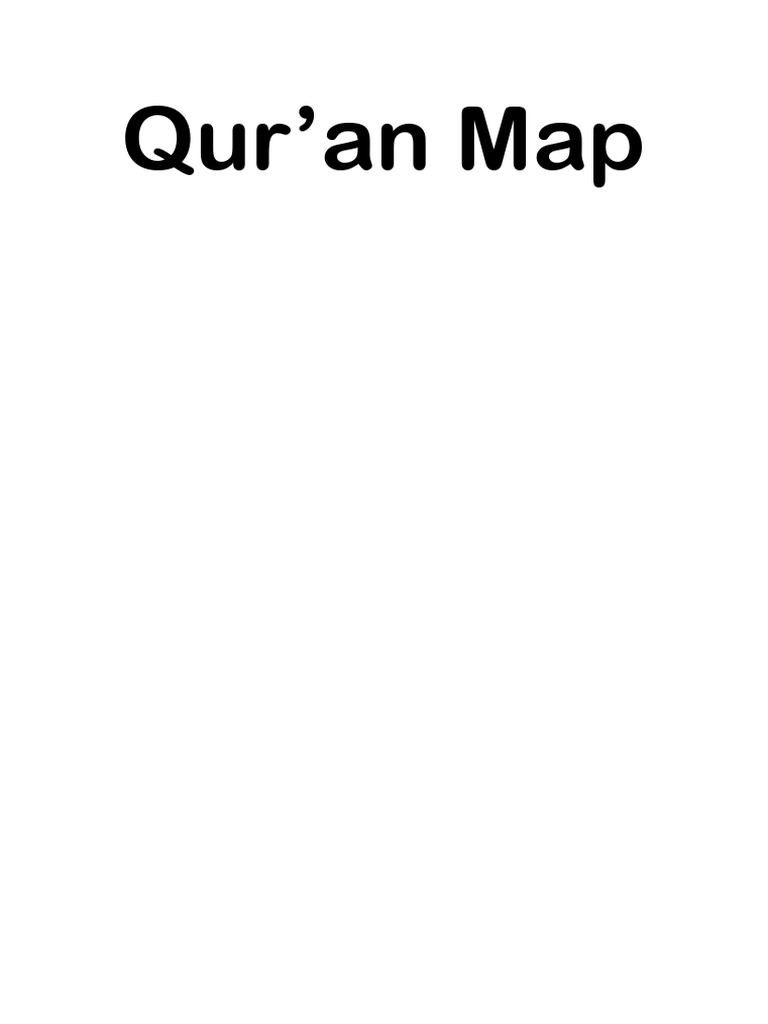 Qur'an Map | PDF