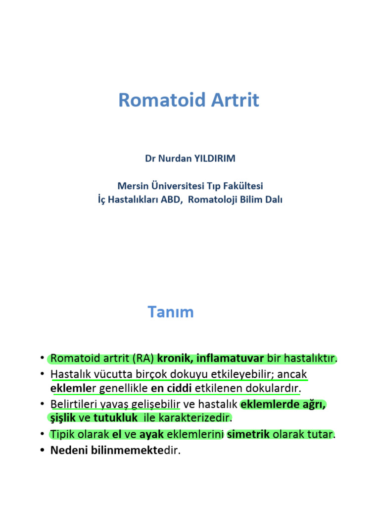 Romatoid Artrit | PDF