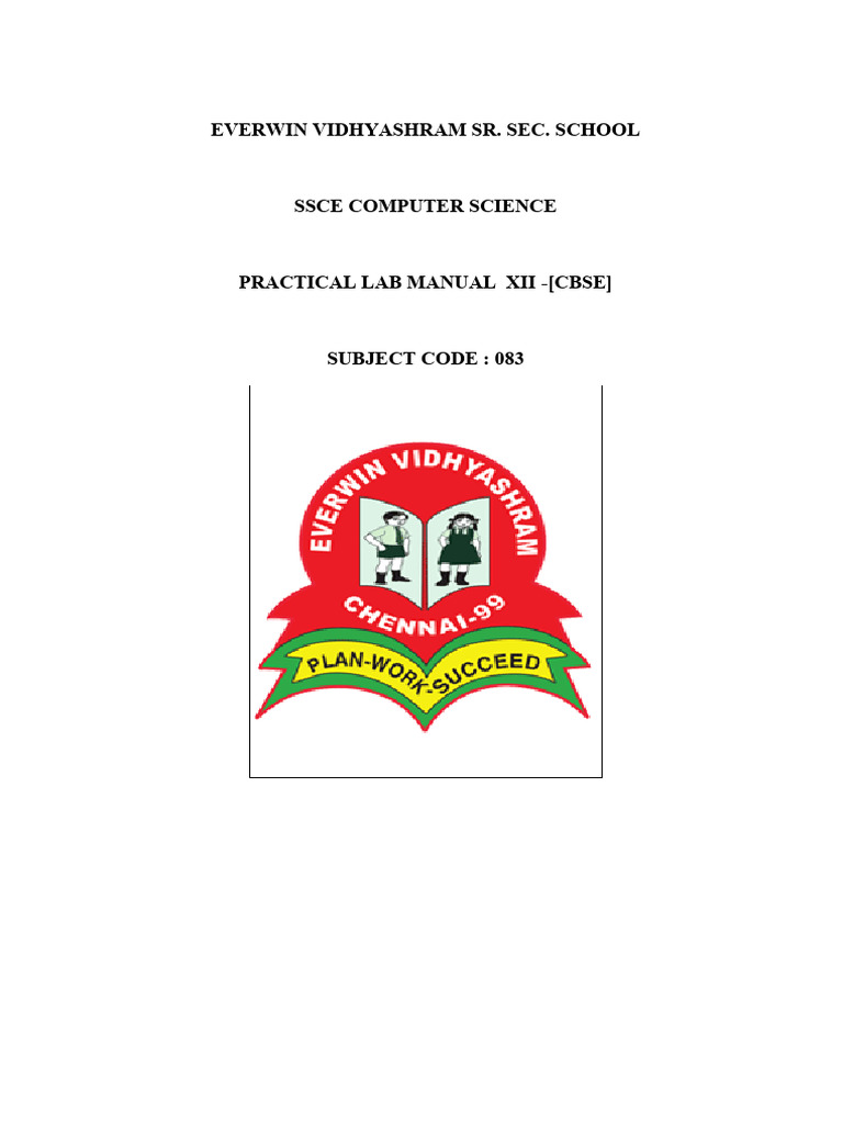 XII CS PRACTICAL FILE 25-26 | PDF | Area | Text File