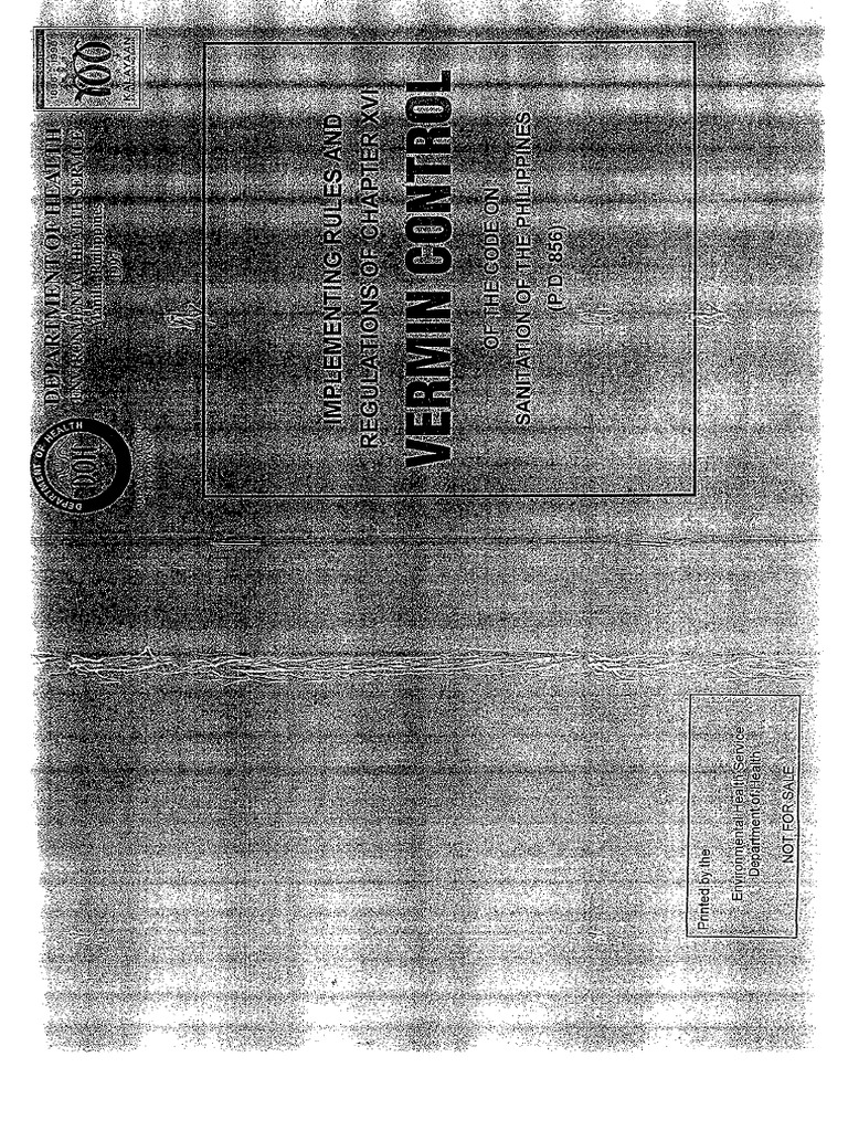 Chapter 16 Vermin Control | PDF