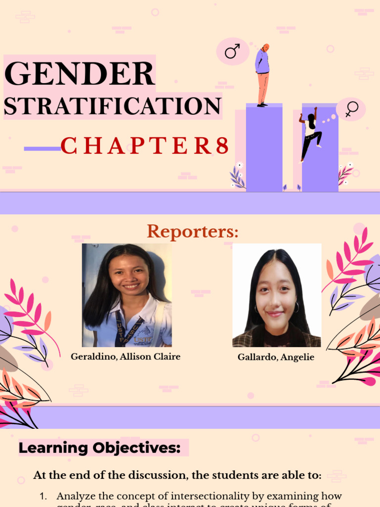 Chapter 8 Gender Stratification Gallardo _Geraldino.pptx | PDF ...