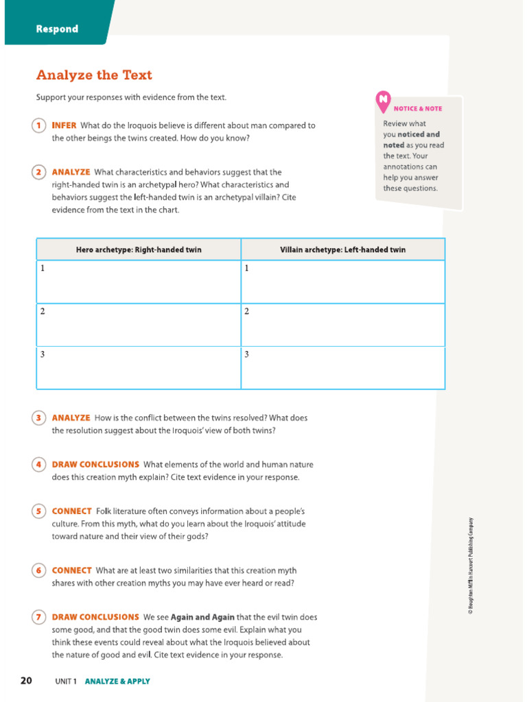 Grade 11 Analyze Homework | PDF