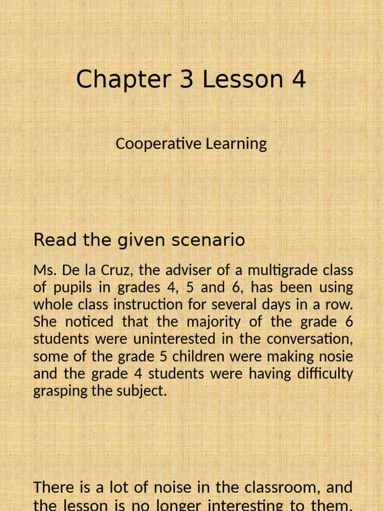 Chapter 3 Lesson 4 | PDF | Learning | Cognition
