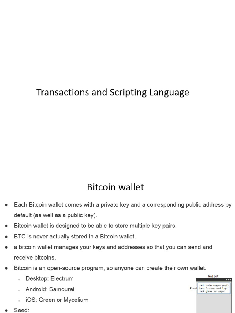 Bitcoin Transaction and Script | PDF | Bitcoin | Public Key Cryptography