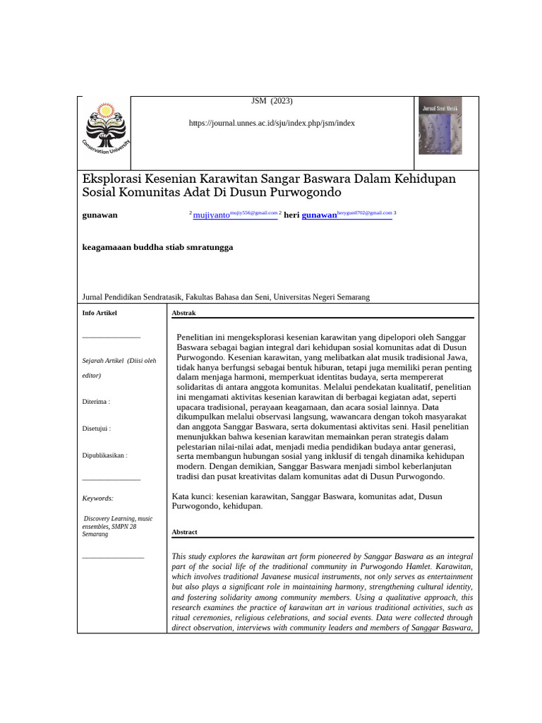 Artikel Pak Muji | PDF