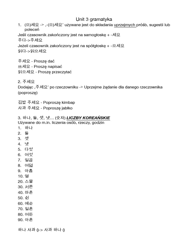 Unit 3 gramatyka | PDF