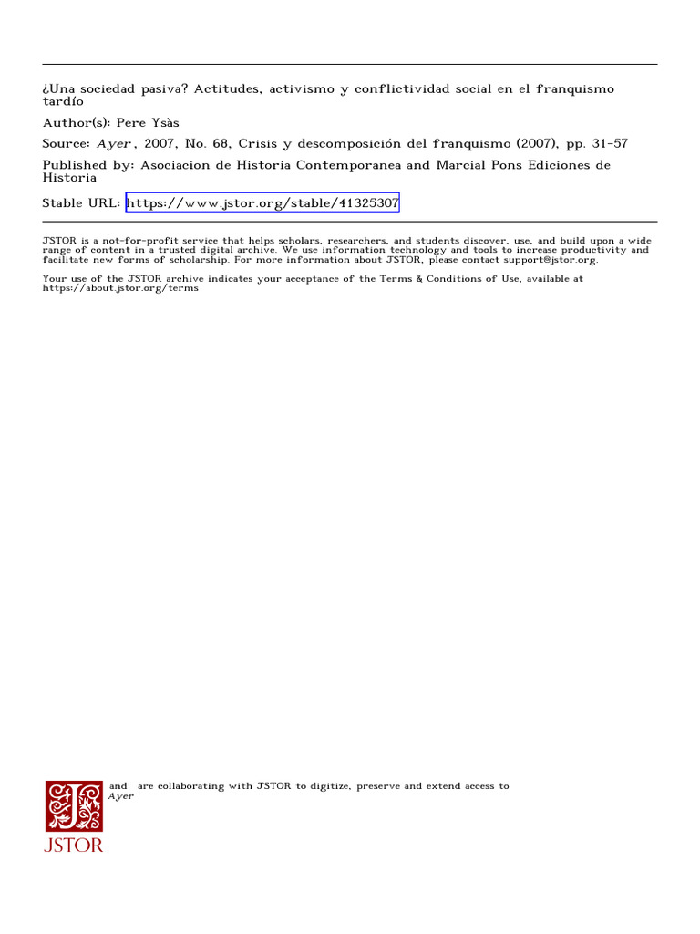 Yss Unasociedadpasiva 2007 | PDF | España | Economias