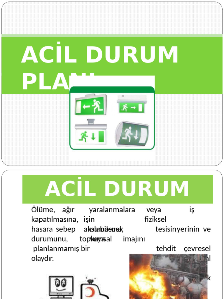 Acil Durum Plani | PDF