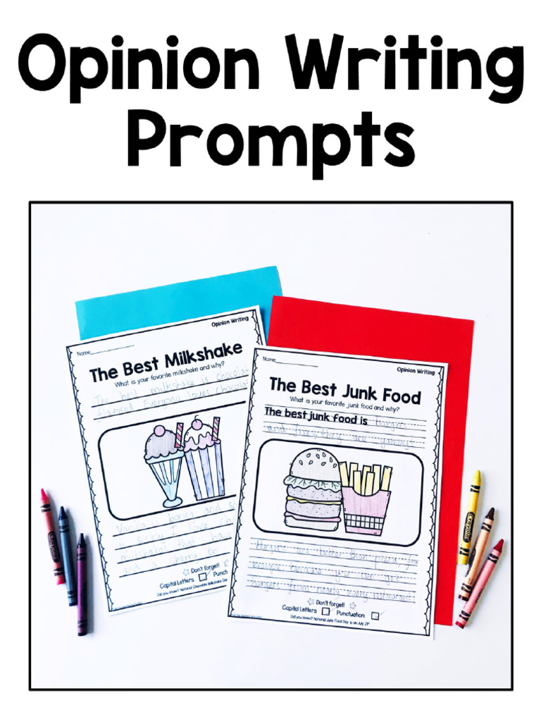St. Patrick's Day Opinion Writing Prompts | PDF