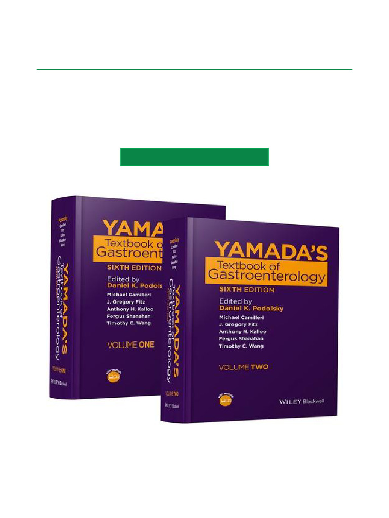 Yamada's Textbook of Gastroenterology, 2 Volume Set, 6th Edition Unrestricted Download | PDF ...