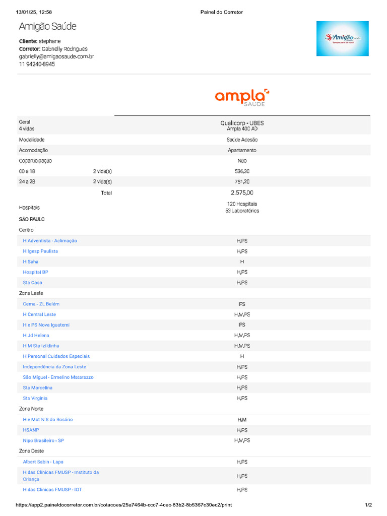 Ampla Saude - Stephane | PDF