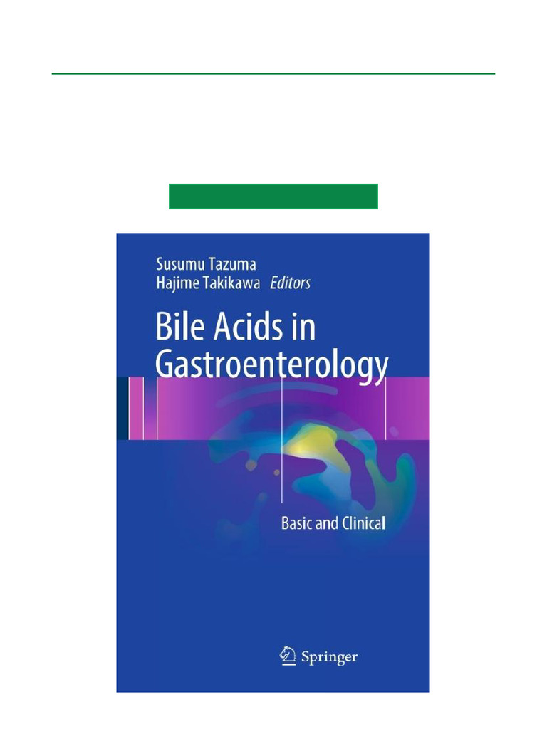 Bile Acids in Gastroenterology Overview | PDF | Biomolecules | Nutrients