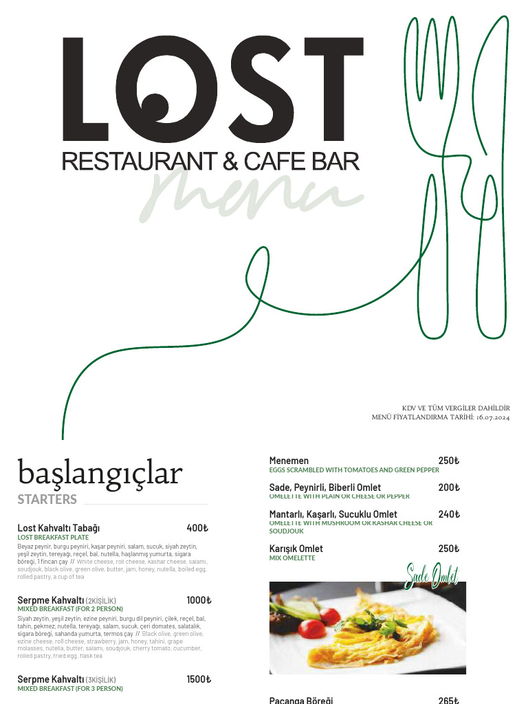 Lost Menu | PDF