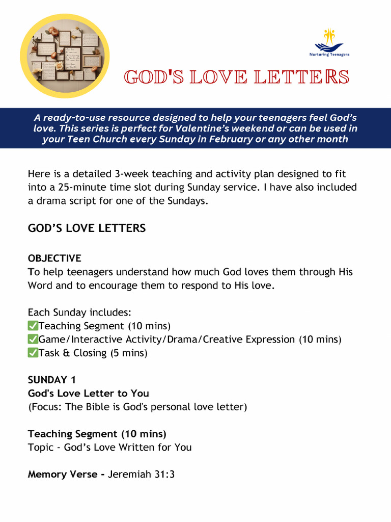 God's Love Letters PDF | PDF