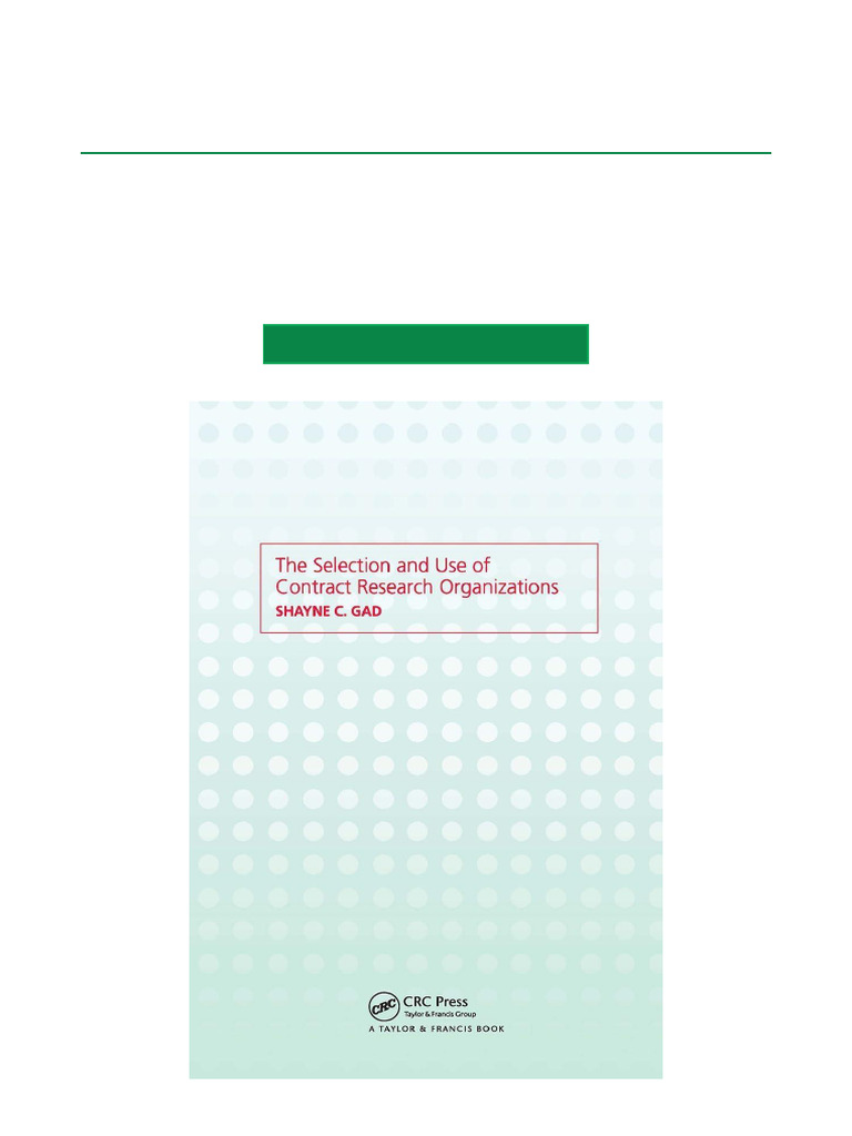 Guide to Contract Research Organizations | PDF | Data | Clinical Trial