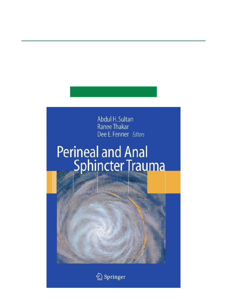 Perineal & Anal Sphincter Trauma Guide | PDF | Pelvis