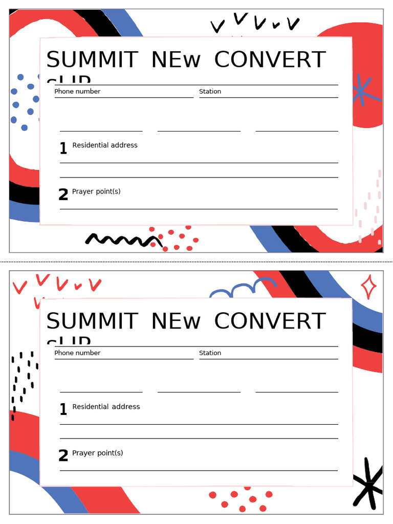 New Convert Slip | PDF