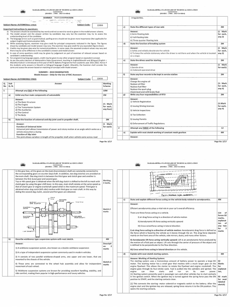 Automobile engineering summer 2024 model answer papers._pdf.urlgd.com ...