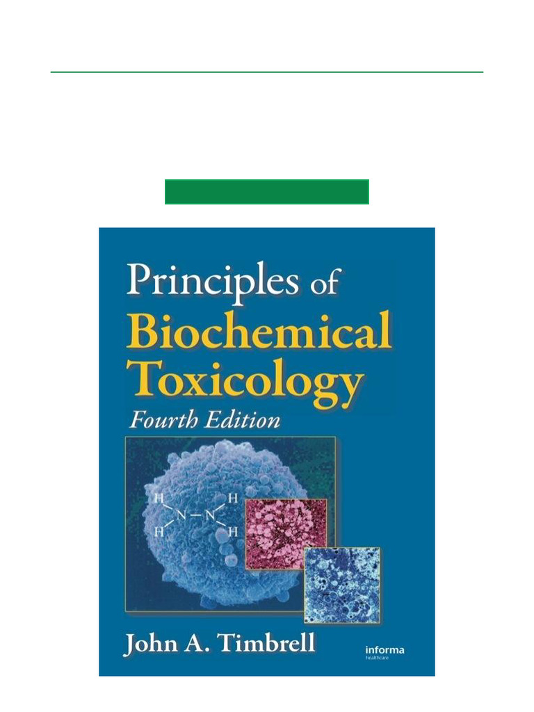 Principles of Biochemical Toxicology | PDF | Toxicity | Toxicology