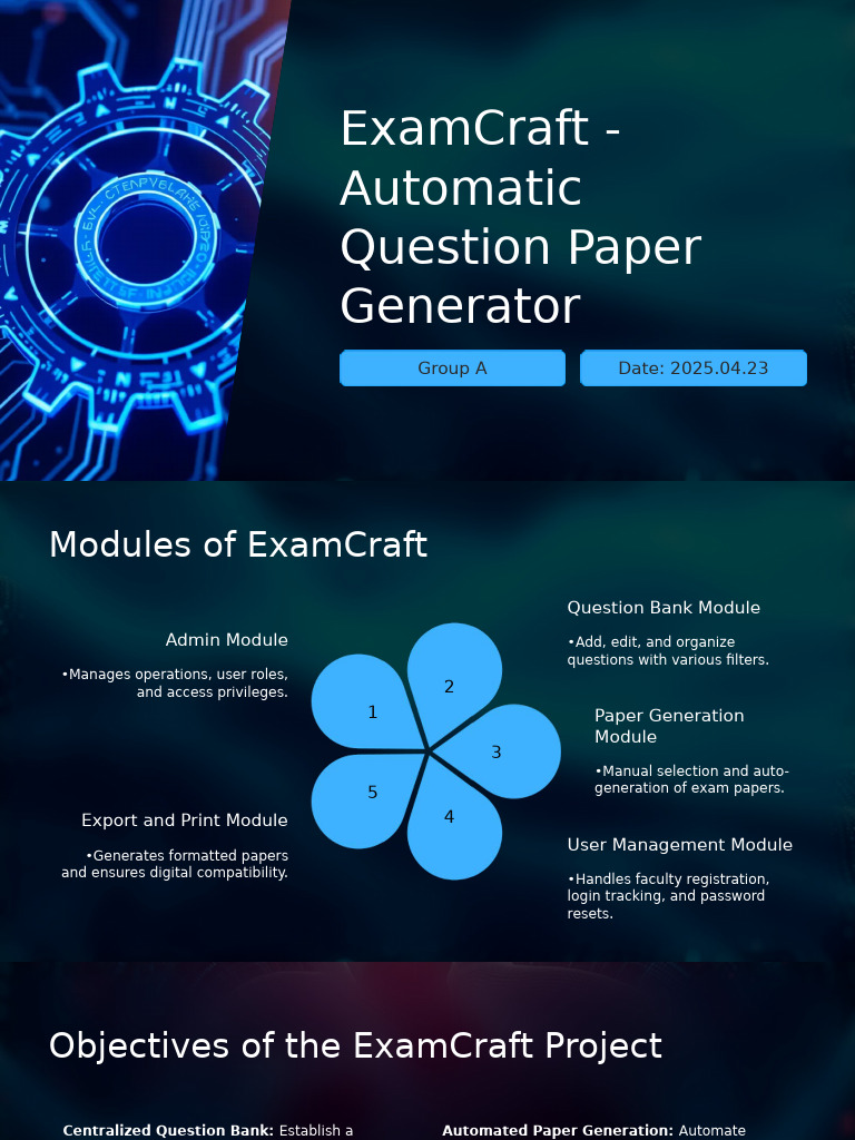 ExamCraft - Automatic Questio | PDF | World Wide Web | Internet & Web