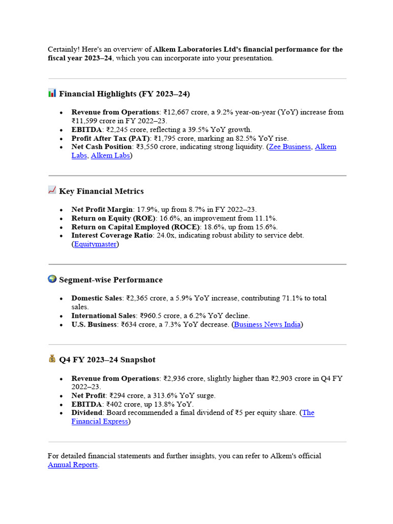 Financial Report | PDF