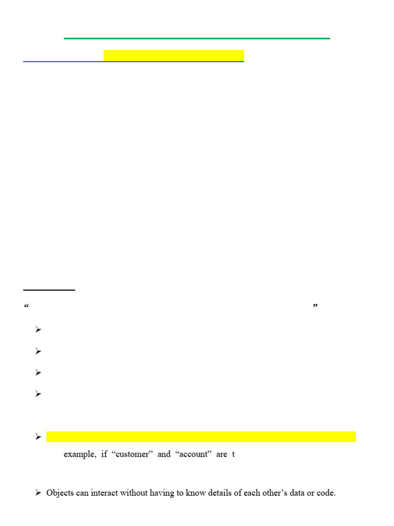 Final Unit-4, (Part-A) Notes of OOP (KOE-064) by Updesh Kumar | PDF ...