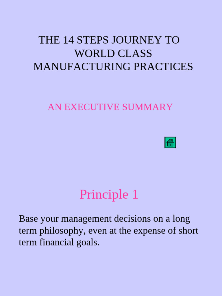 14 Principles of Japanese Management | PDF | Business