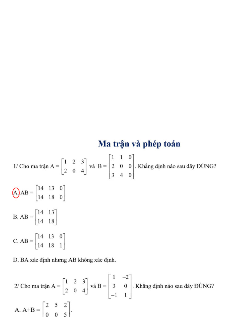 BAI TAP DSTT dap an (HT) | PDF