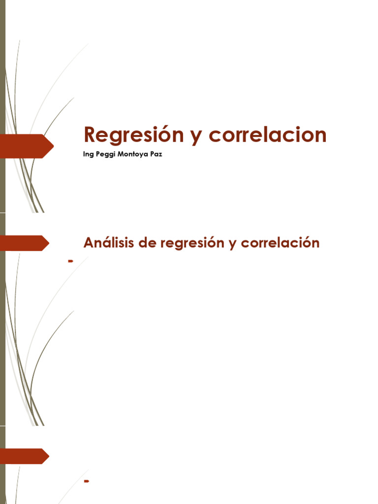 Regresión y Correlacion | PDF | Análisis de regresión | Regresión lineal