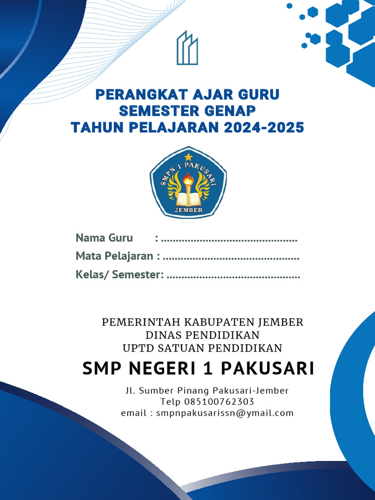 Biru Dan Putih Modern Cover Proposal Pemasaran A4 Dokumen | PDF
