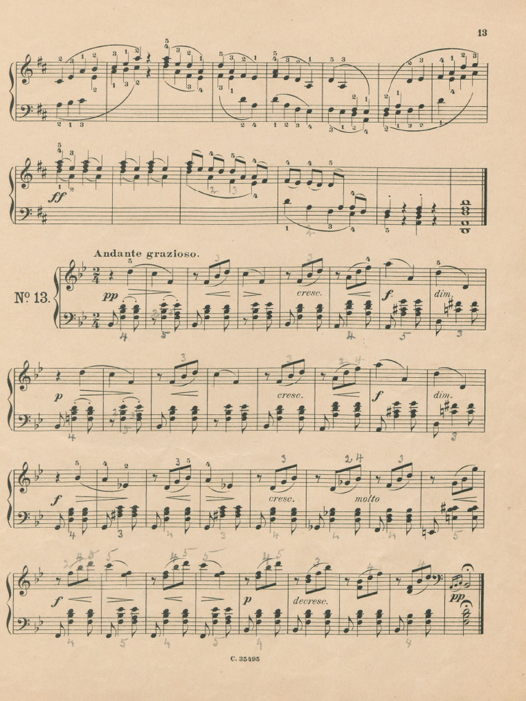 Etude 13 - Gurlitt | PDF