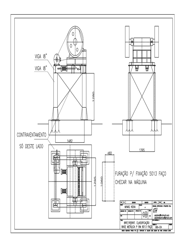 Mn04- Base Metálica p 8013-Model | PDF