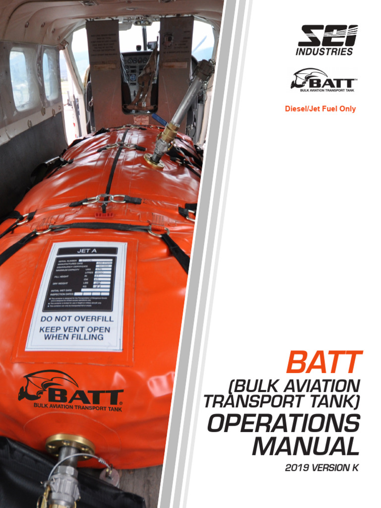 2019 BATT Diesel Jet Operations Manual VK | PDF | Pipe (Fluid Conveyance) | Adhesive