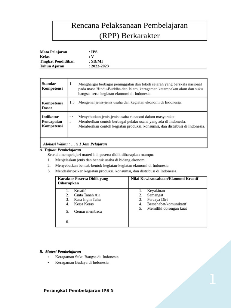 Modul Ips Kelas 5 | PDF