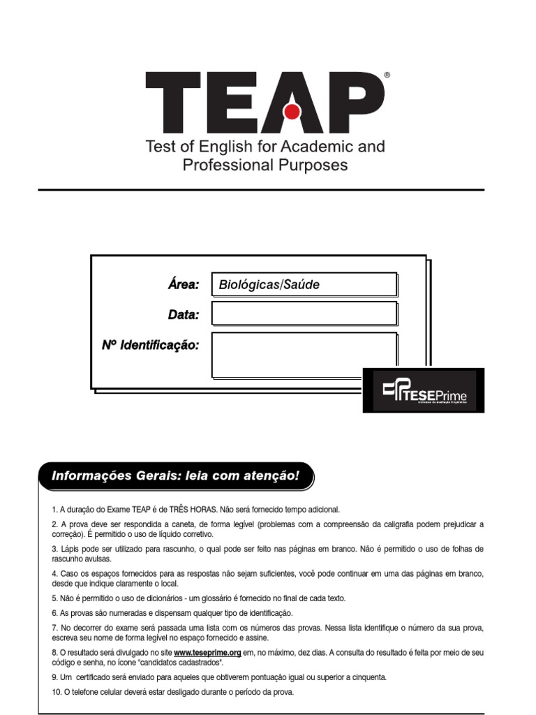 Diretrizes para o Exame TEAP Biológicas | PDF | Célula tronco | Doenças ...