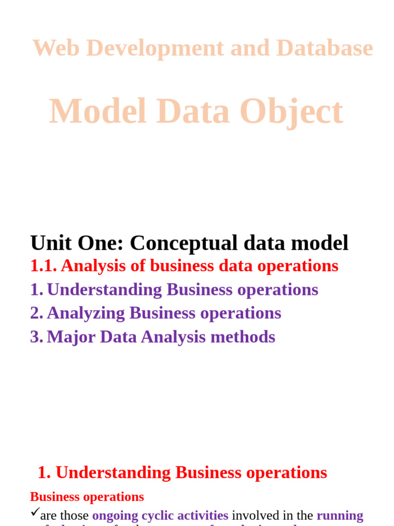 Conceptual Data Model END | PDF | Information Technology Management ...