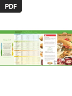 Tim Hortons Nutrition Information 2025 | PDF | Fat | Nutrition Facts Label