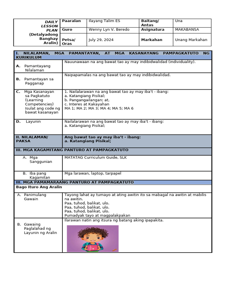 DLP-MAKABANSA-Week 1 | PDF