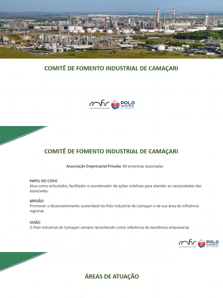 JAN 2025 Apresentação Cofic Polo PMC R | PDF | Ambiente natural | Economias