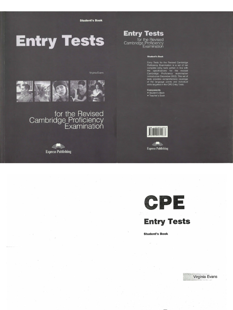 Cpe Entry Tests 1 | PDF
